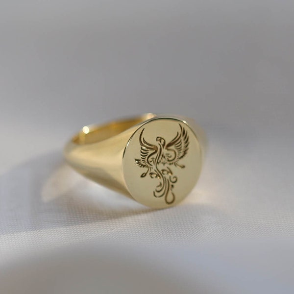 Gold Phoenix - Etsy