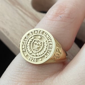 Gold Class Rings, Graduation Rings, Gold College Ring, College Class ...