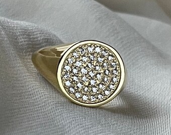 Diamond Pinky Ring - Etsy