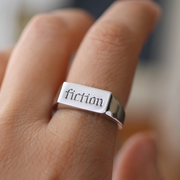 Ring With Words - Etsy