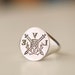 Custom Signet Ring Wax Seal, Wax Seal Ring, Custom Wax Seal Ring ...