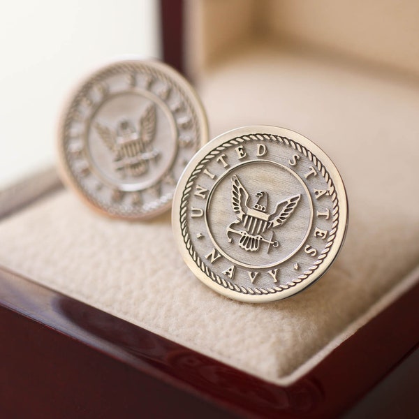 Marine Cufflinks - Etsy