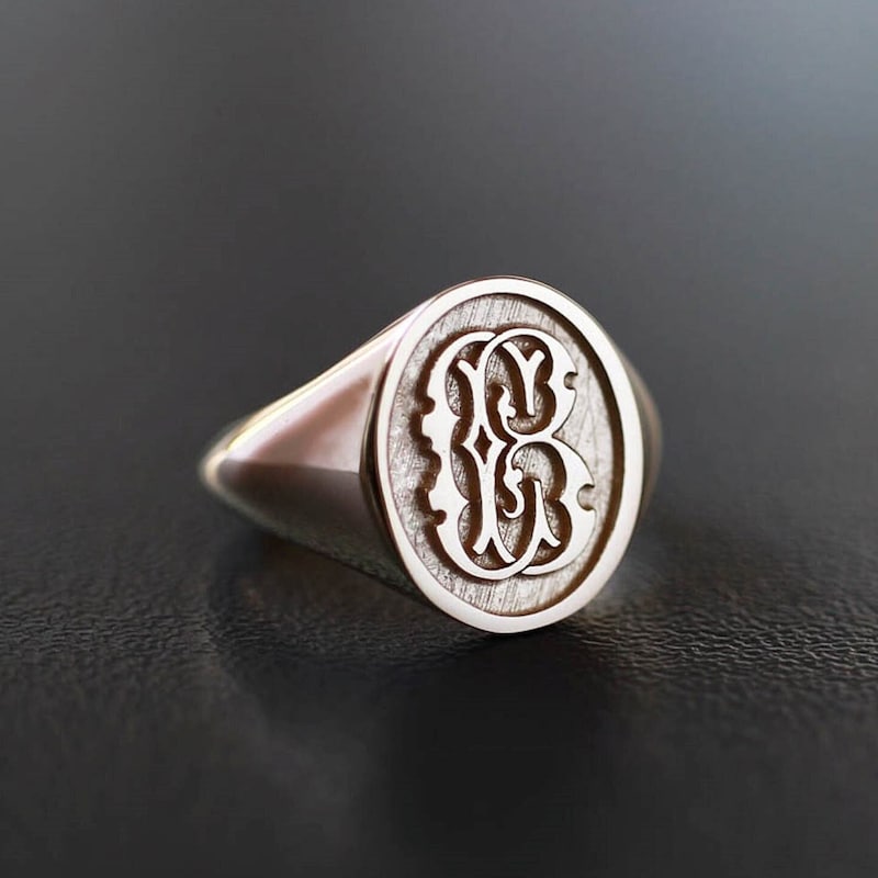 Custom Signet Ring - Etsy