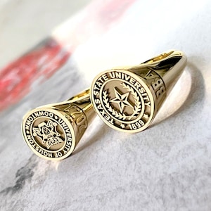 Gold Class Rings, Graduation Rings, Gold College Ring, College Class ...