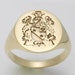 Engraved Gold Signet Ring, Family Rings, Gold Signet Ring, Coat of Arms ...