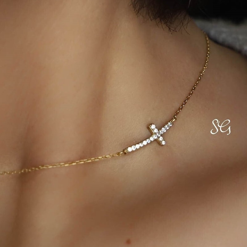 Sideways Cross - Etsy