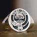 Scottish Clan Anderson Crest Ring, Family Crest Rings, Custom Family ...