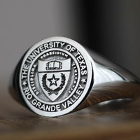 College Ring, University Ring, Graduation Gift, Graduation Ring, Woman ...