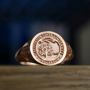 Gold Class Rings Graduation Rings Gold College Ring College - Etsy