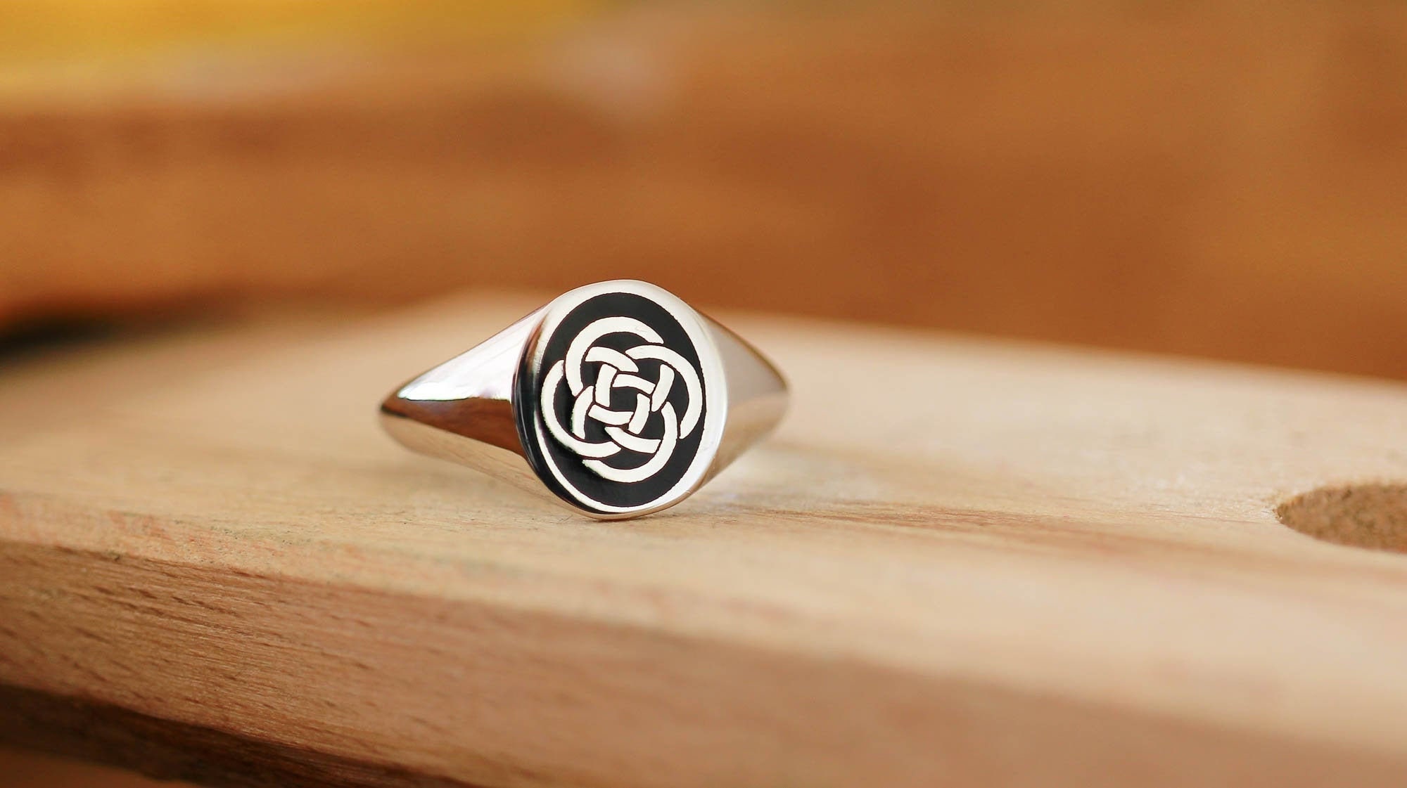 Custom Engraved Enamel Signet Ring Custom Signet Ring Mens | Etsy India