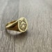 Wolf Ring Gold Wolf Ring Wolf Signet Ring 14k Gold Wolf - Etsy