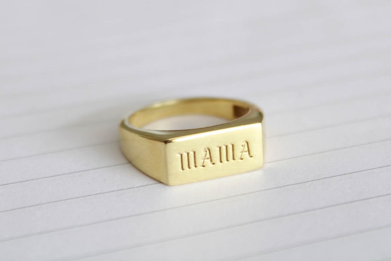 Personalized Rings, Word Rings, Rings With Words, Quote Jewelry ...