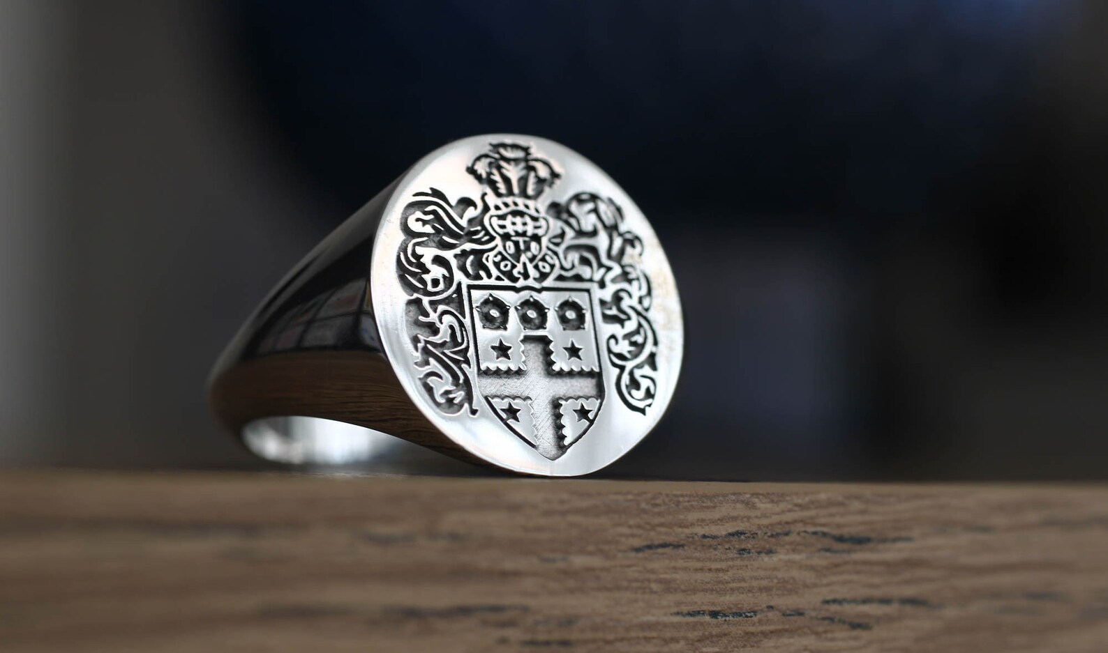 Engraved Gold Signet Ring Family Rings Gold Signet Ring - Etsy