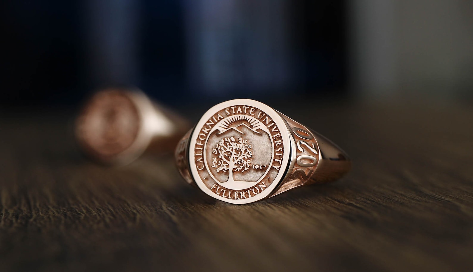 Solid Gold College Class Rings Class Ring Gold Graduation - Etsy