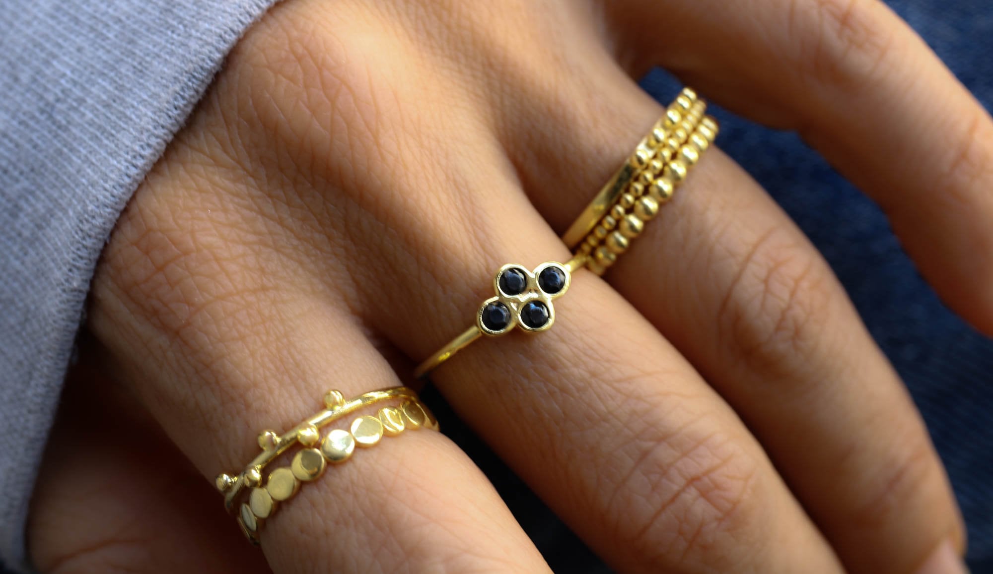 Thin Gold Diamond Ring Gold Thin Rings Dainty Gold Rings | Etsy