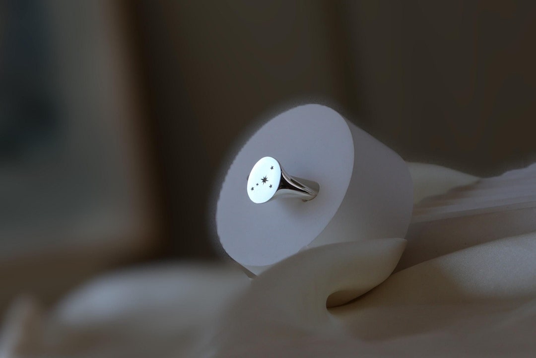 Delicate Star Constellation Zodiac Ring, Astrology Zodiac Sign Engraved ...