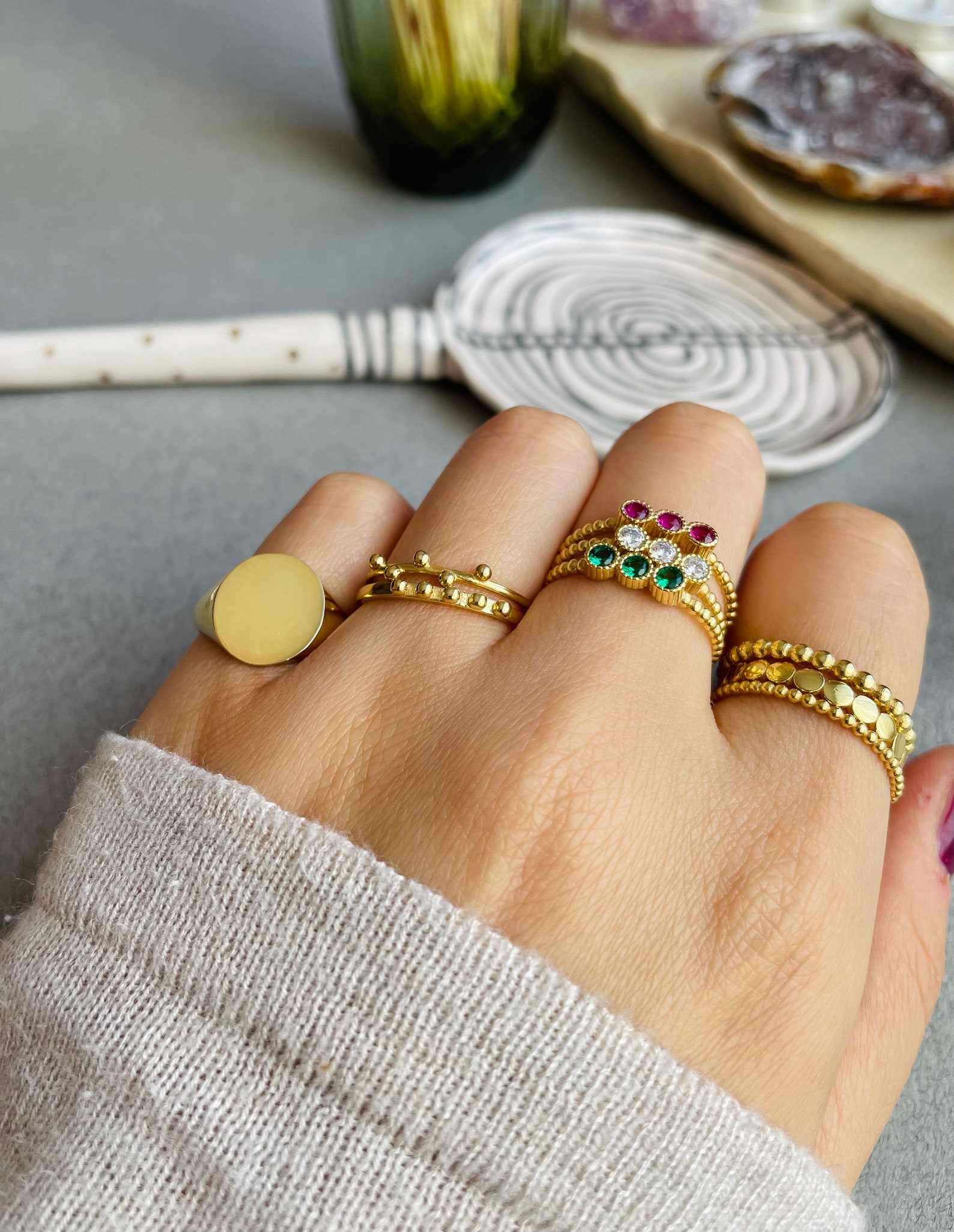 Blank Signet Ring Pinky Signet Ring Signet Ring Silver - Etsy