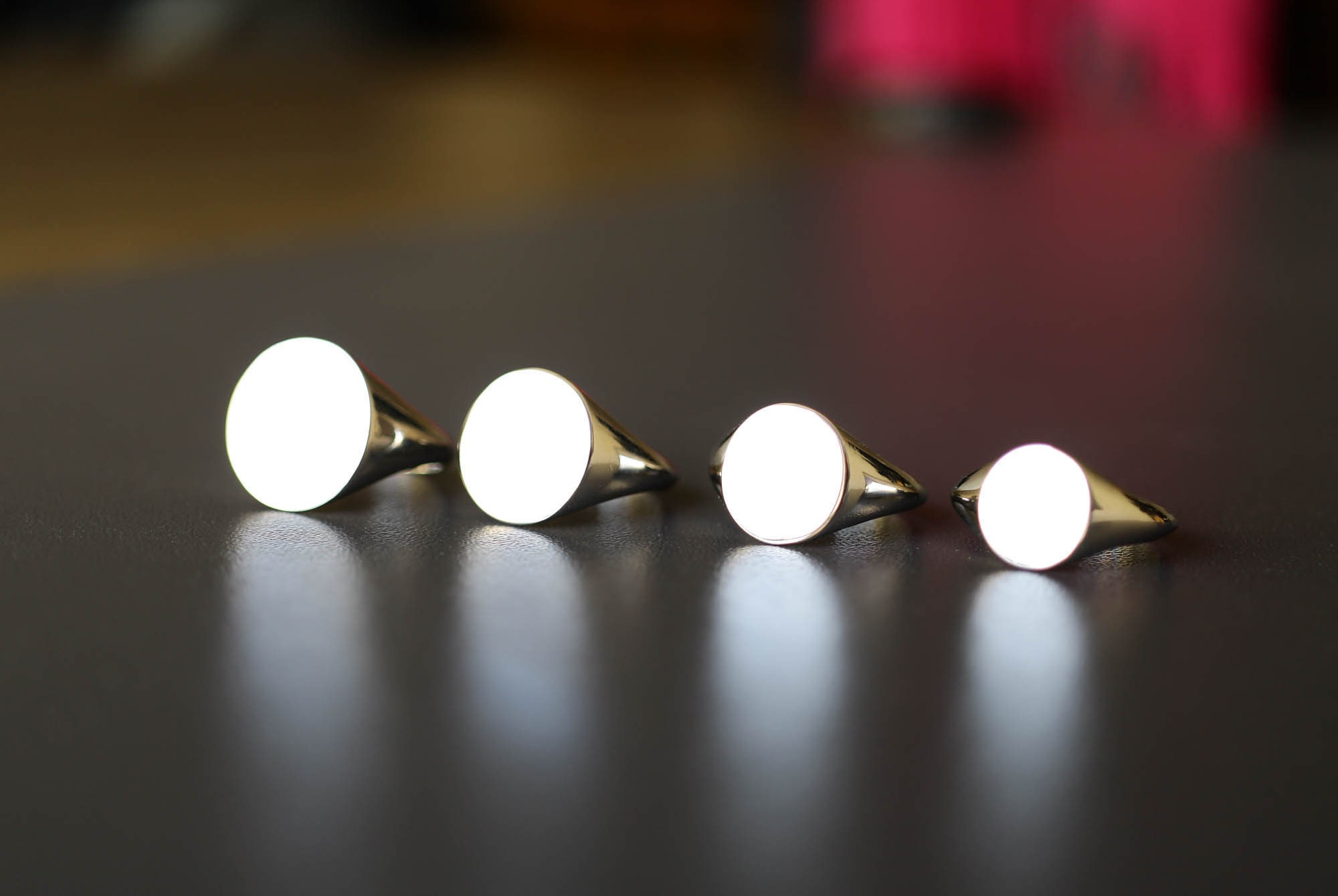 Blank Signet Ring Pinky Signet Ring Signet Ring Silver | Etsy