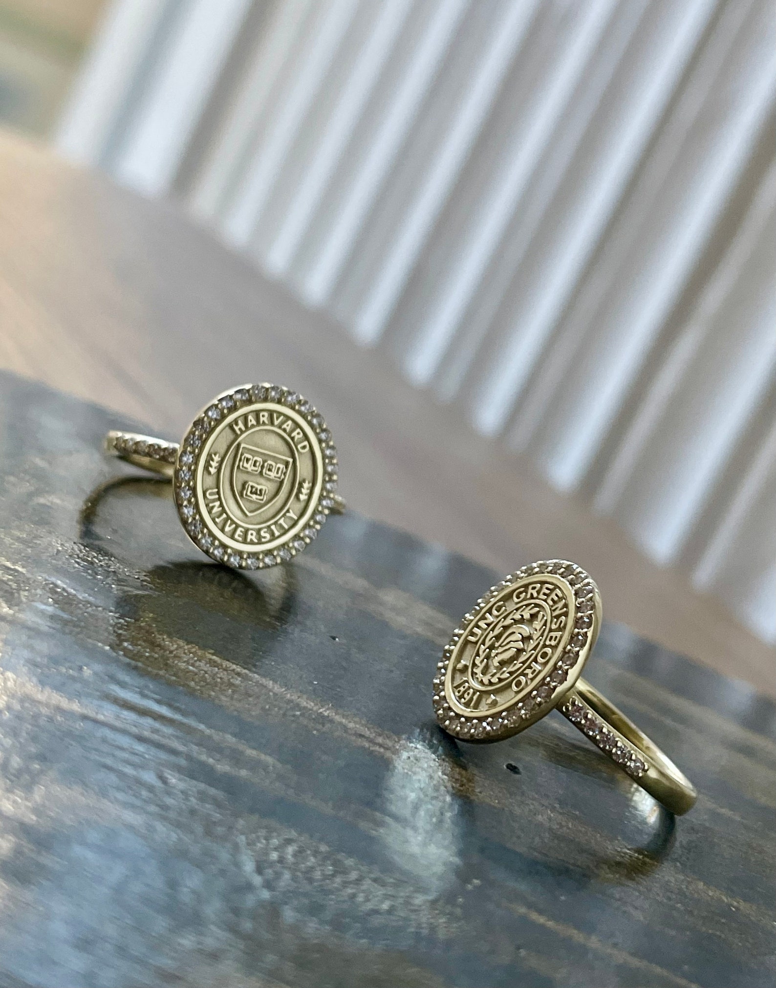 Gold Women's Class Ring Gold Graduation Rings - Etsy