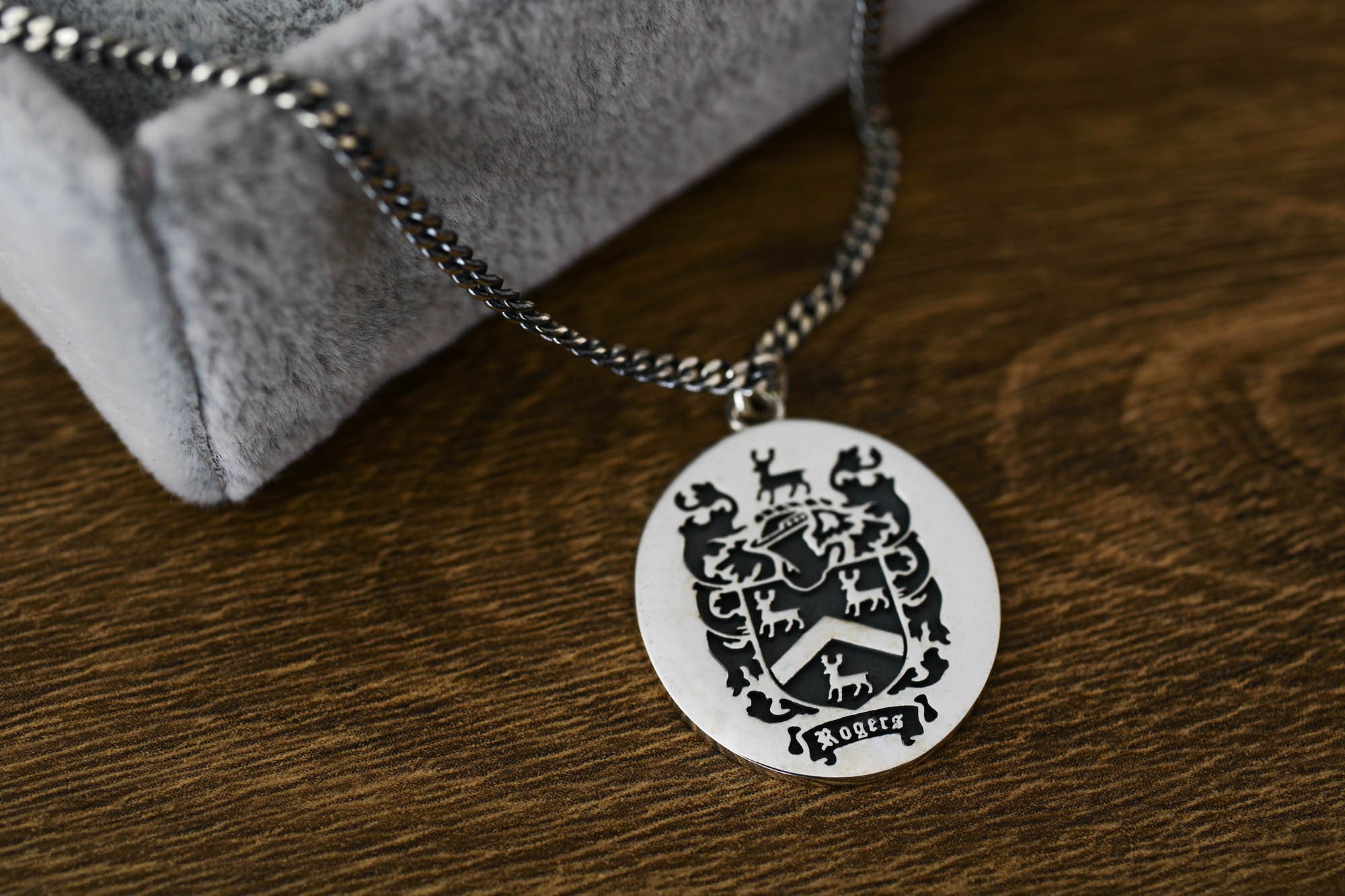 Custom Family Crest Necklace Family Crest Pendant Family - Etsy