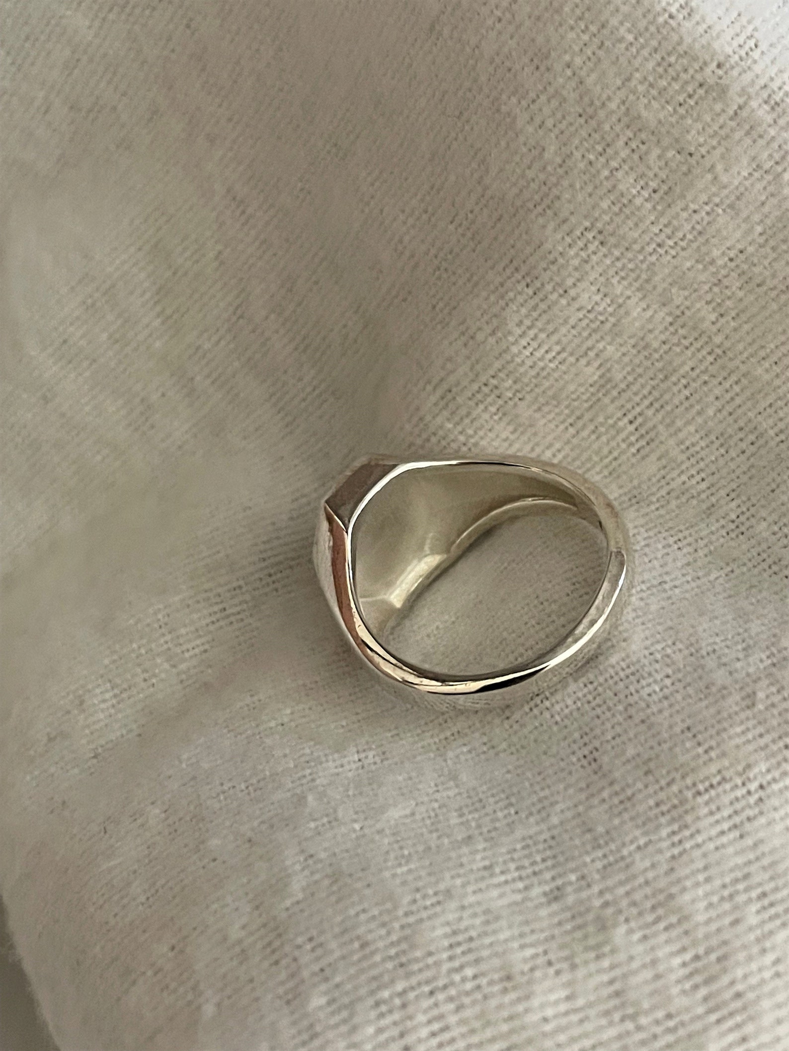 Gold Black Enamel Initial Ring, Initial Signet Ring, Initial Ring ...