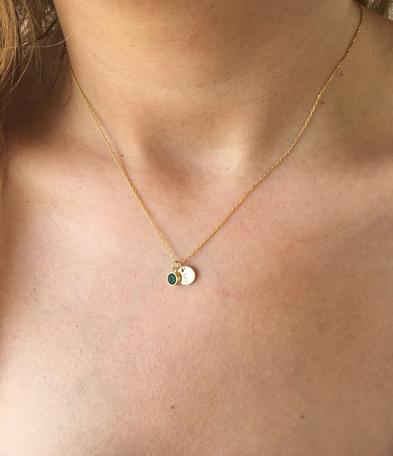 Personalized Birthstone Necklace Personalized Necklaces | Etsy