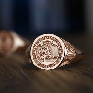 Rose Gold College Class Rings, Class Ring, Gold Graduation Rings ...