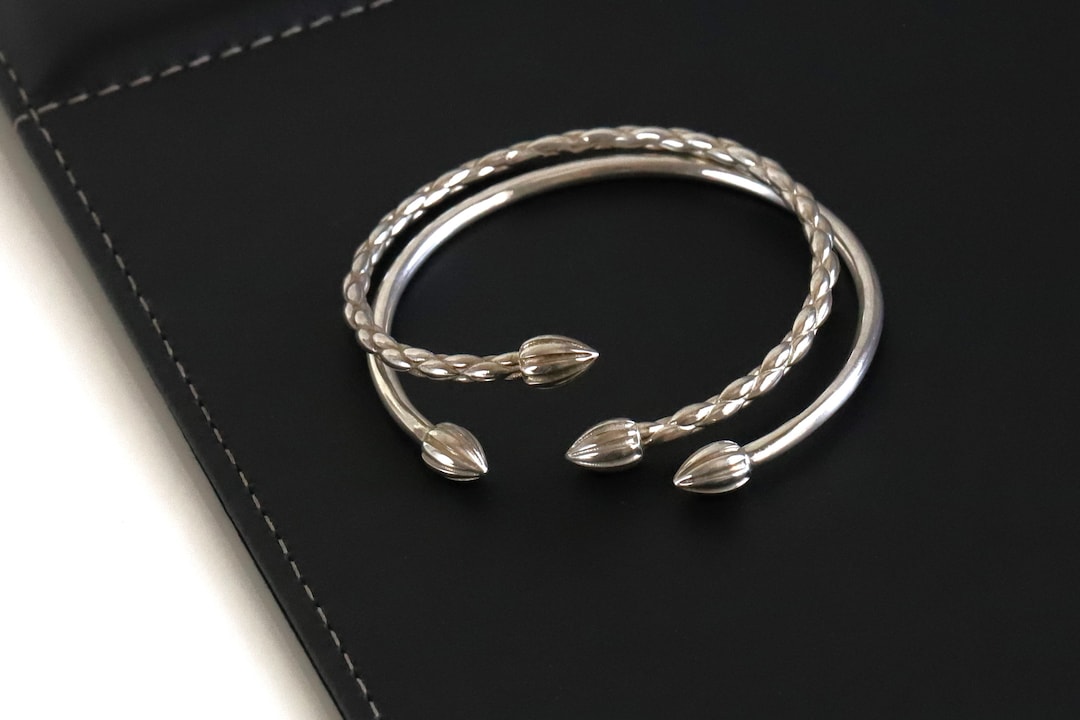 Silver Torque Bangles, Torque Bangles, Silver Bangles Set, Silver Bangle Bracelets, Sterling ...