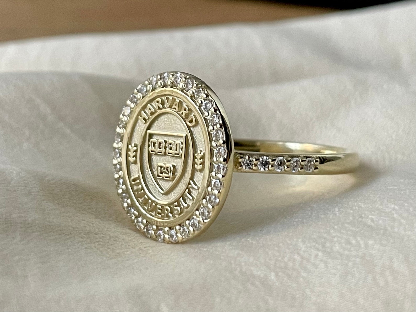 Gold Women's Class Ring Gold Graduation Rings - Etsy