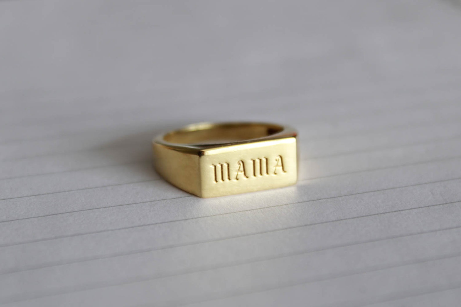 Personalized Rings Word Rings Rings With Words Quote | Etsy