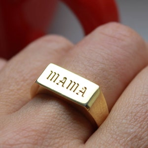 Personalized Rings, Word Rings, Rings With Words, Quote Jewelry ...