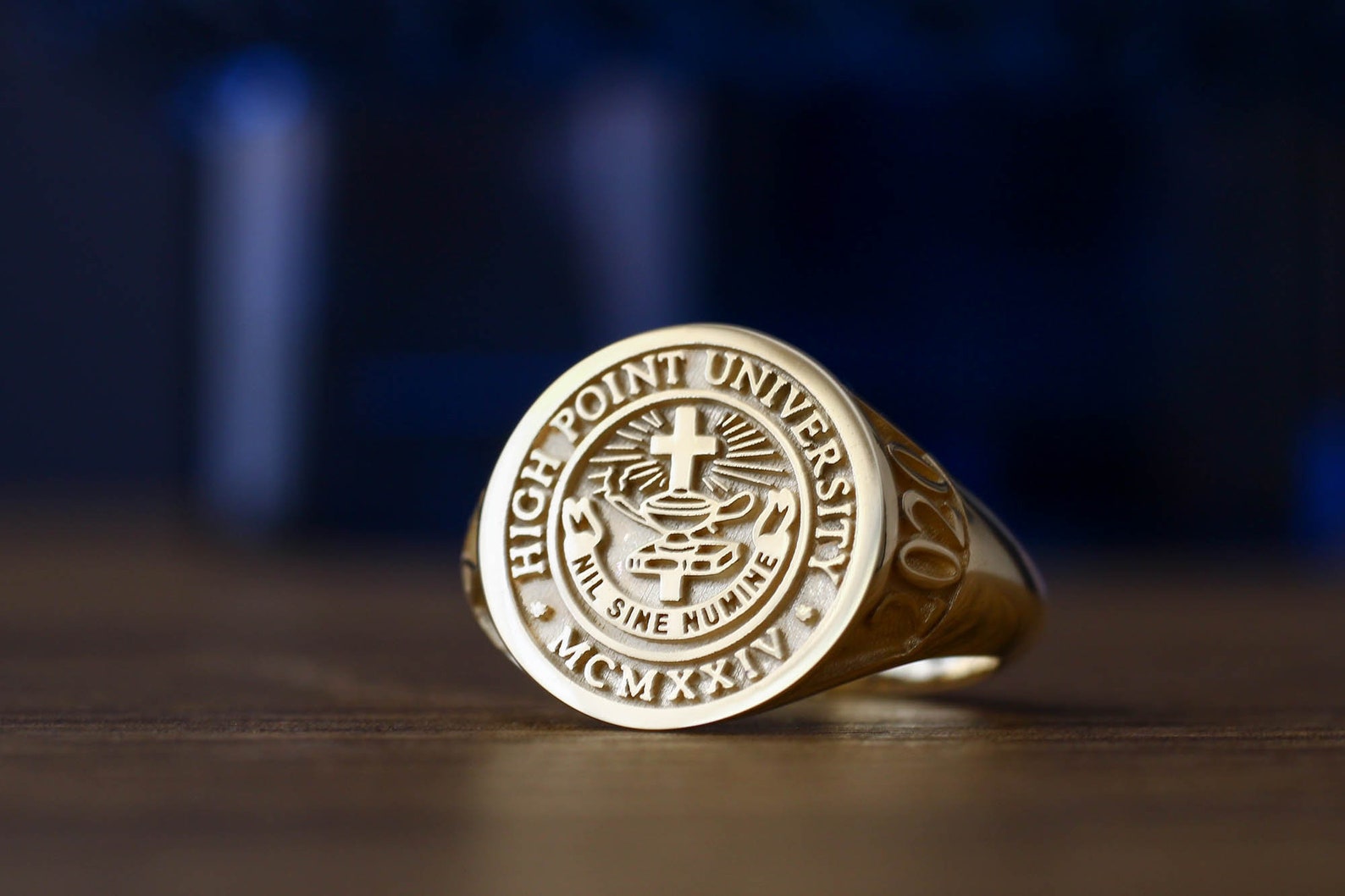 Custom Gold College Class Rings Class Ring Gold Graduation - Etsy