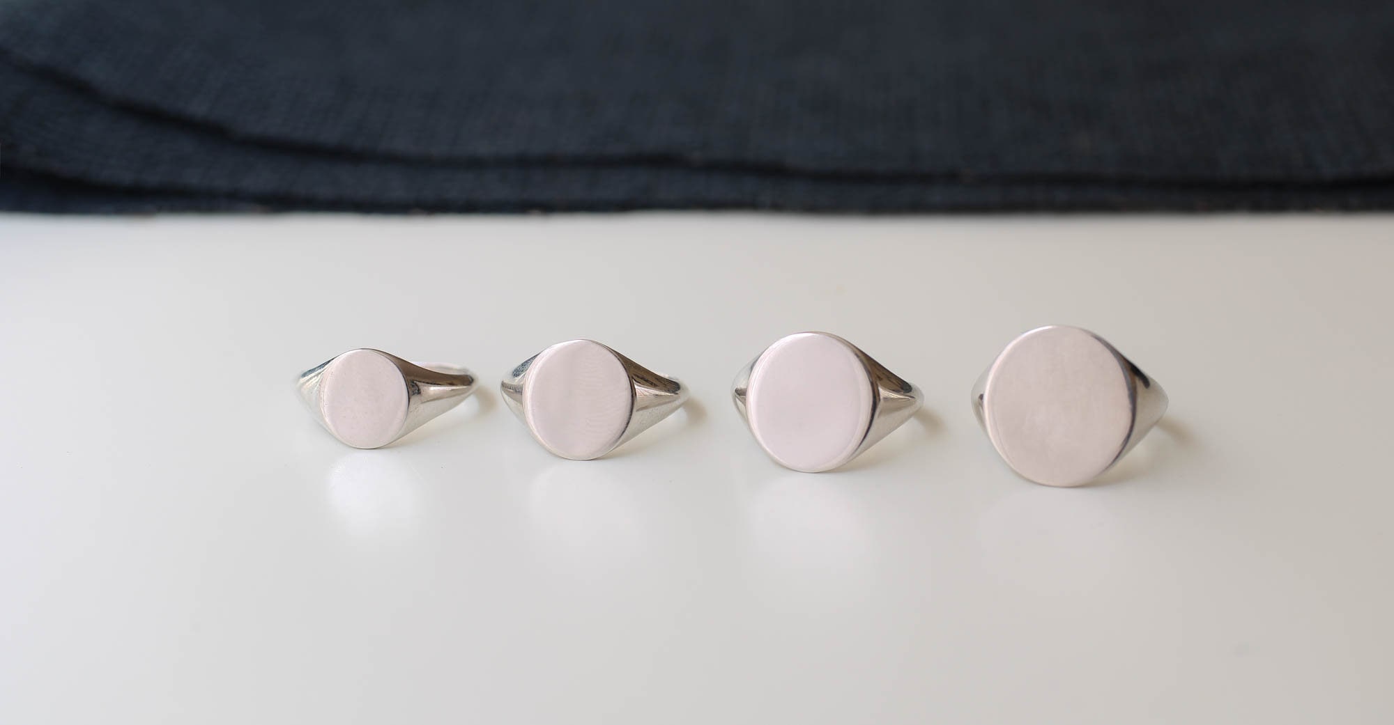 Gold Signet Ring Womens Blank Signet Ring Mens Gold Signet | Etsy