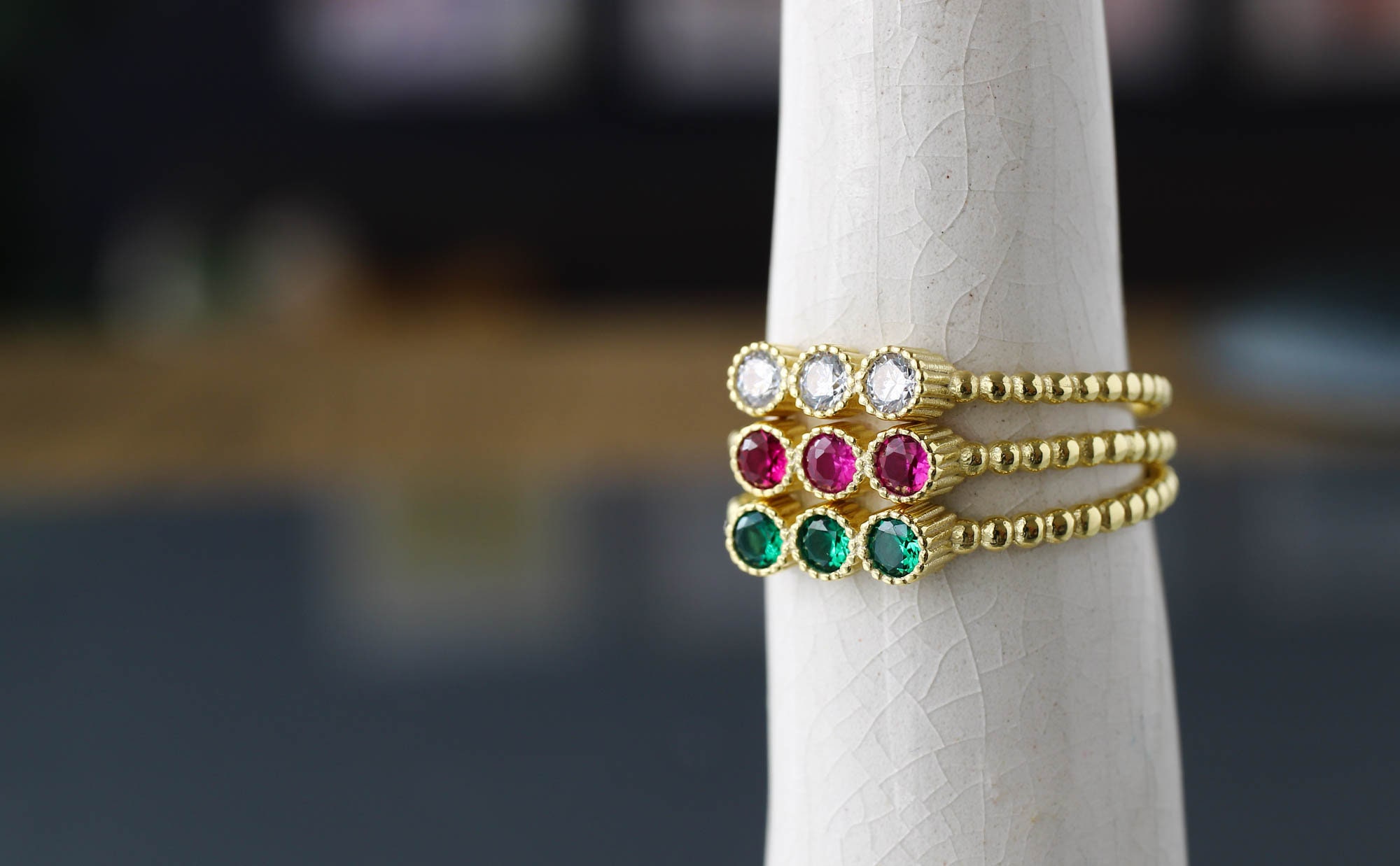 Thin Gold Diamond Ring Gold Thin Rings Dainty Gold Rings | Etsy