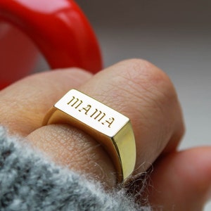 Personalized Rings, Word Rings, Rings With Words, Quote Jewelry ...