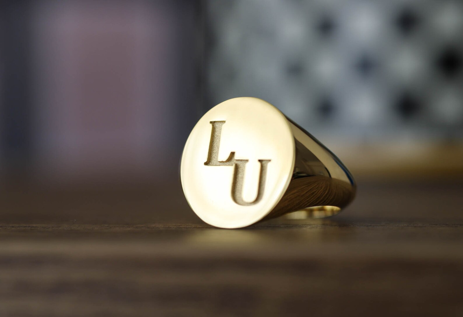 Silver Initial Signet Ring, Monogram Rings, Monogram Ring, Monogram ...
