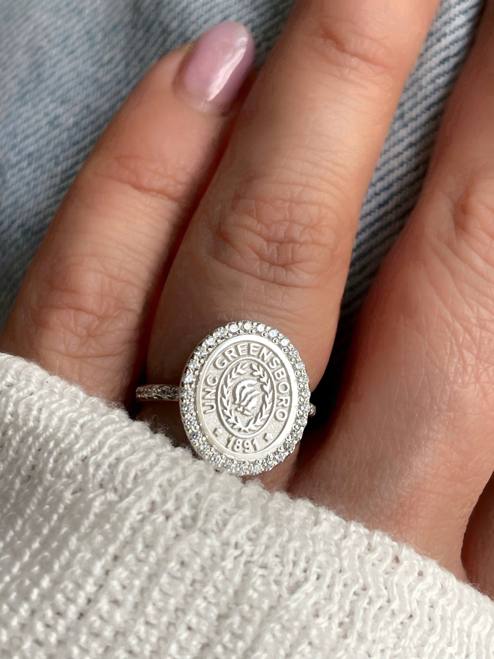 Silver and Gold College Class Rings Women's Class Ring - Etsy