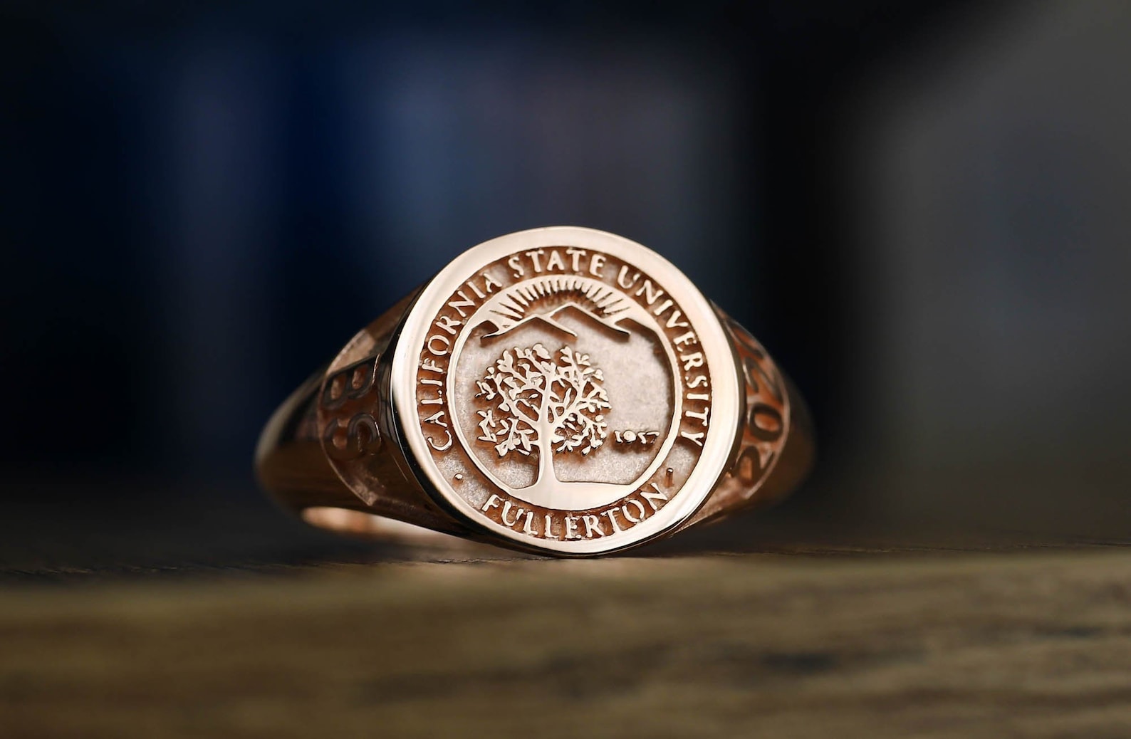 Solid Gold College Class Rings Class Ring Gold Graduation - Etsy