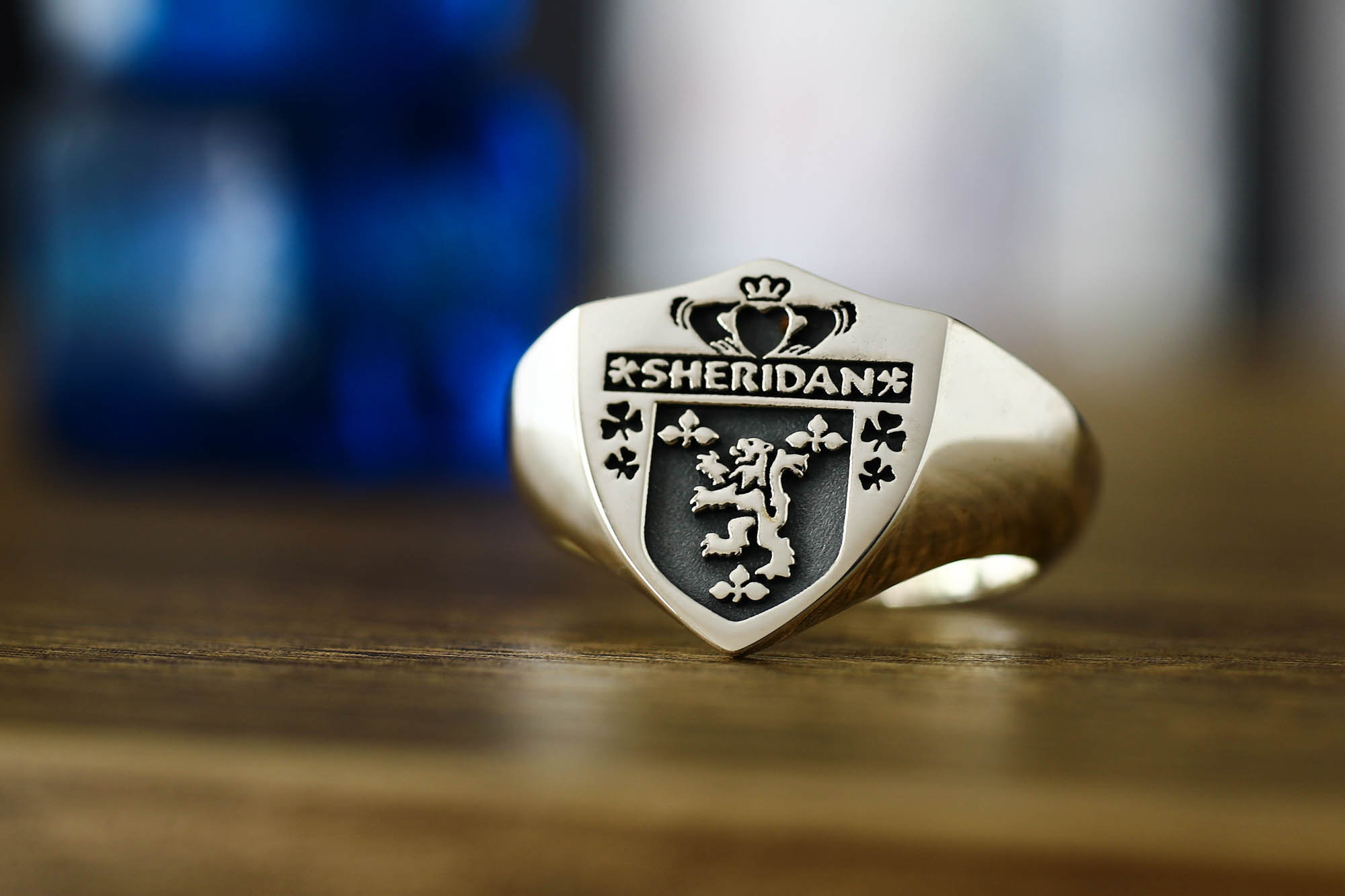 Irish Family Crest Signet Ring Family Crest Rings Family - Etsy