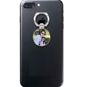 Metal Cell Phone Ring and Stand - Personalized With Your Photo, Logo or ...