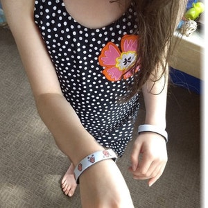 Visual Communication Aid, Personalized Fabric Bracelet to Help With ...