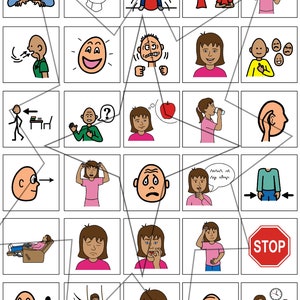 Autism Visual Aid for Behavior and Self Regulation - SMALL 1.5 ...