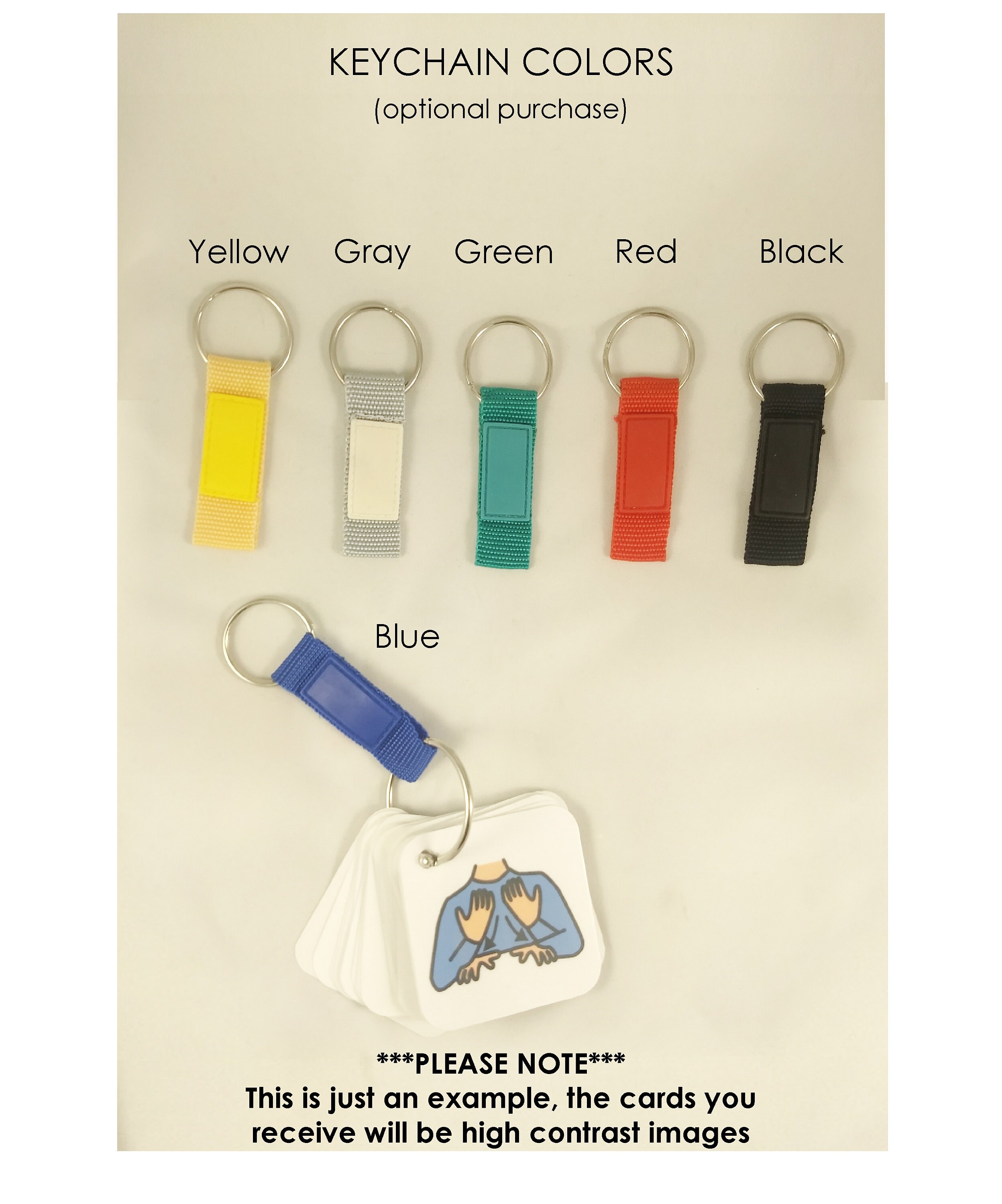 High Contrast Visual Communication Cards Custom Made for the | Etsy