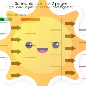 Autism Visual Aid - 3 Printable Templates to Use With Visual Schedule ...