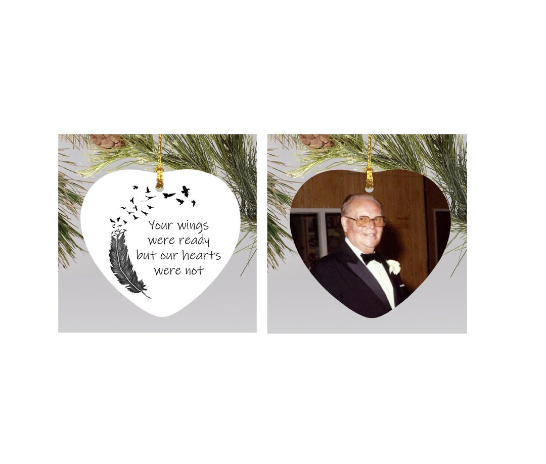 Custom Memorial Photo Ornament. Makes a Beautiful Keepsake or Gift. A ...