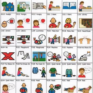 Visual Communication Aid, Personalized Fabric Key Fob Keychain to Help ...