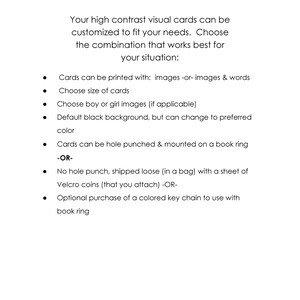 High Contrast Visual Communication Cards: Pecs/boardmaker Images - Etsy