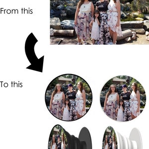 Personalized Picture Popsocket Customized With Your Photo, Logo, Graphic or Saying - Etsy