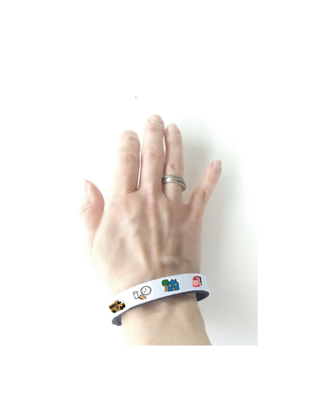 Visual Communication Aid, Personalized Fabric Bracelet to Help With ...