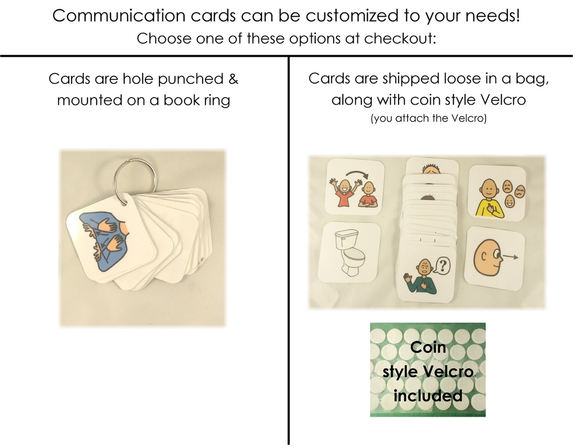Visual communication cards 30 visual cards to help with home | Etsy